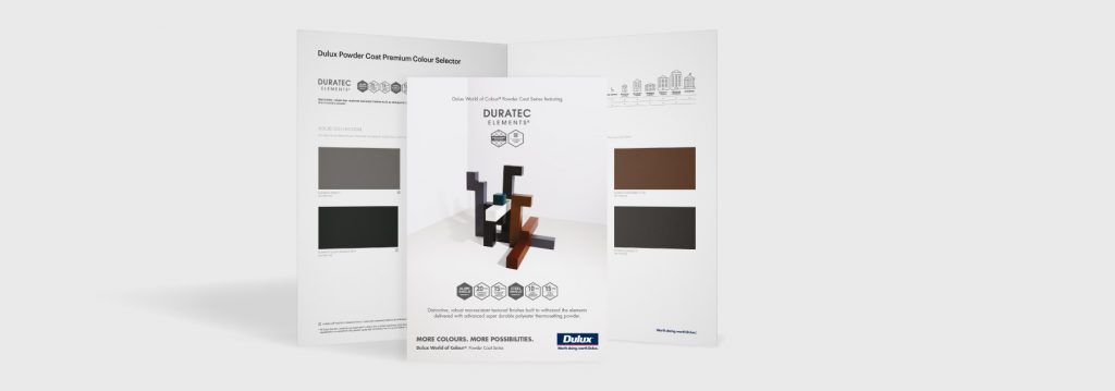 New Duratec Elements Colour Selector available now